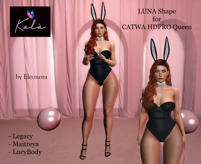 Second Life Marketplace - LUNA Shape by KALA | CATWA HDPRO Queen Head | Legacy, Maitreya & LucyBody